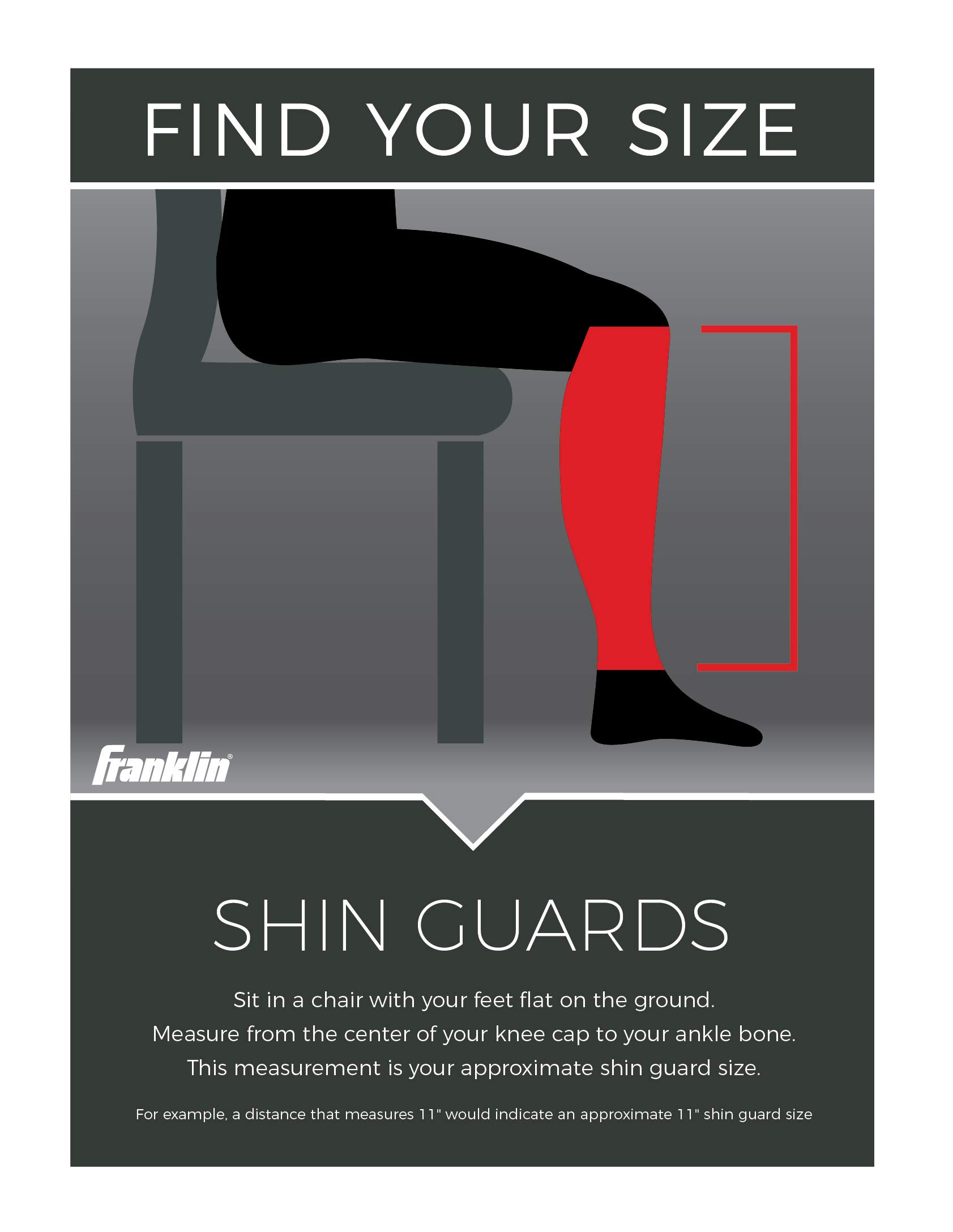 Franklin Sports Hockey Shin Guards - NHL - 9 Inch