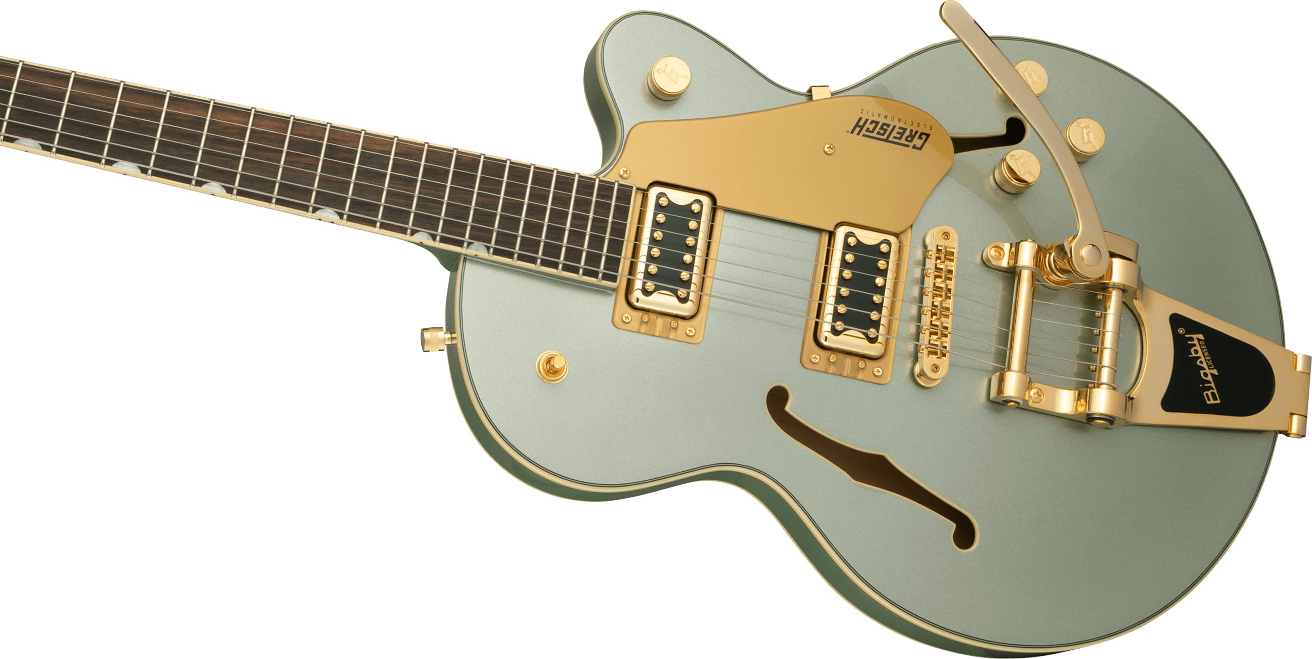Gretsch G5655TG Electromatic Center Block Jr. Single-Cut Aspen Green w/Bigsby & Gold Hardware