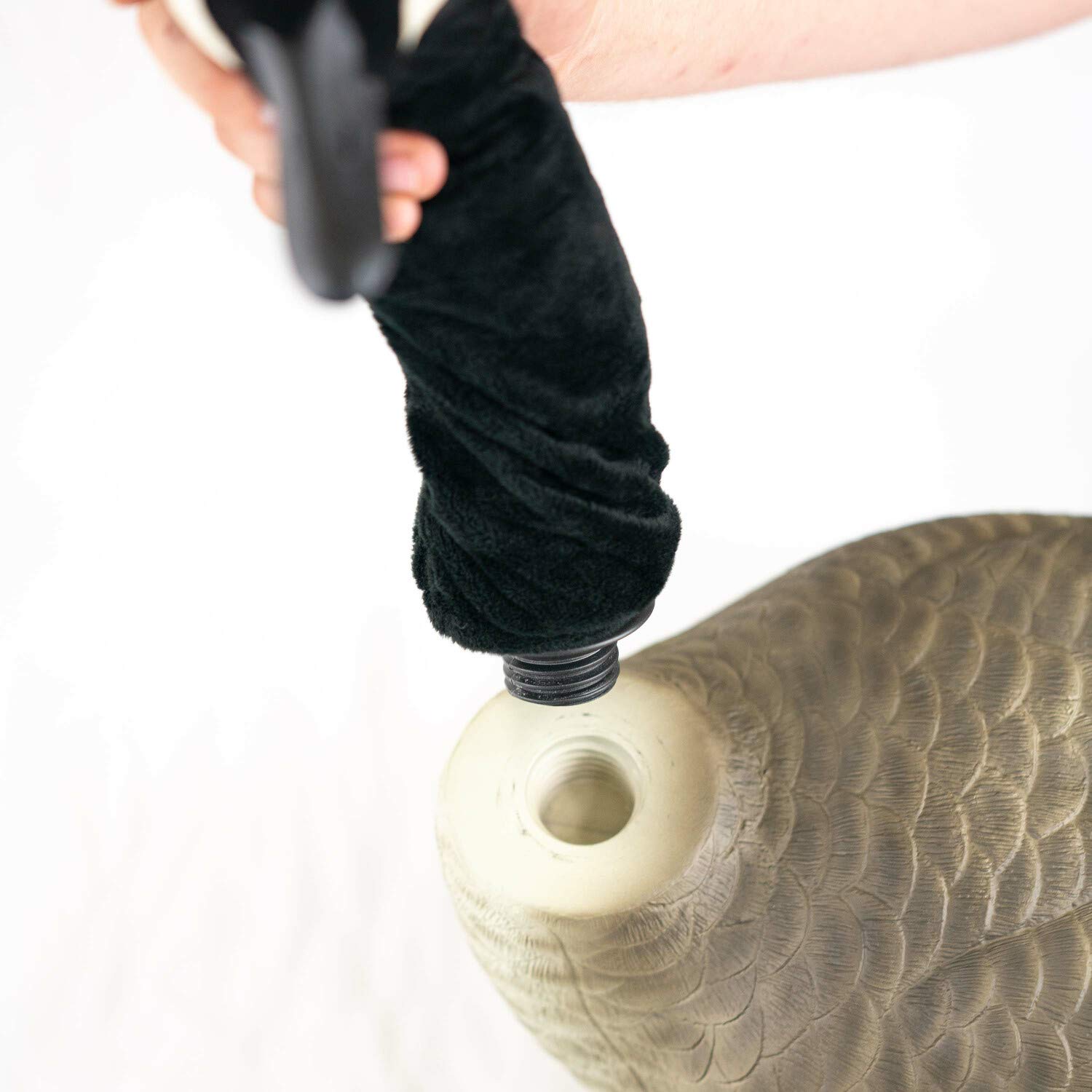 FLEXFLITE DECOYS Goose 4 Pack, Flexible Neck, Unlimited Head Positions, Feather Tracking Paint, Removable Flocked Neck Sleeve, Machine Washable