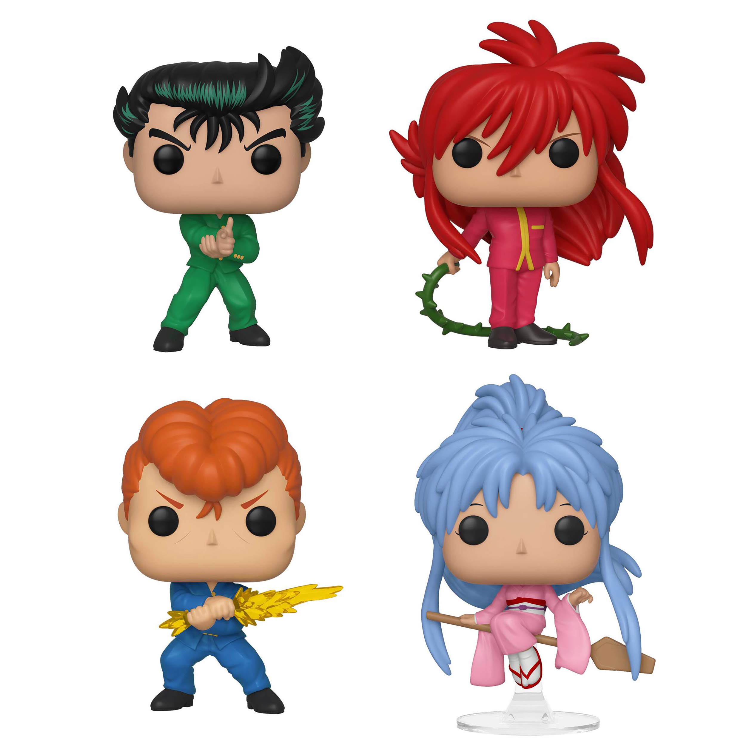 Funko Animation: Pop! Yu Hakusho Collectors Set - Yusuke, Kurama, Kuwabara, Botan