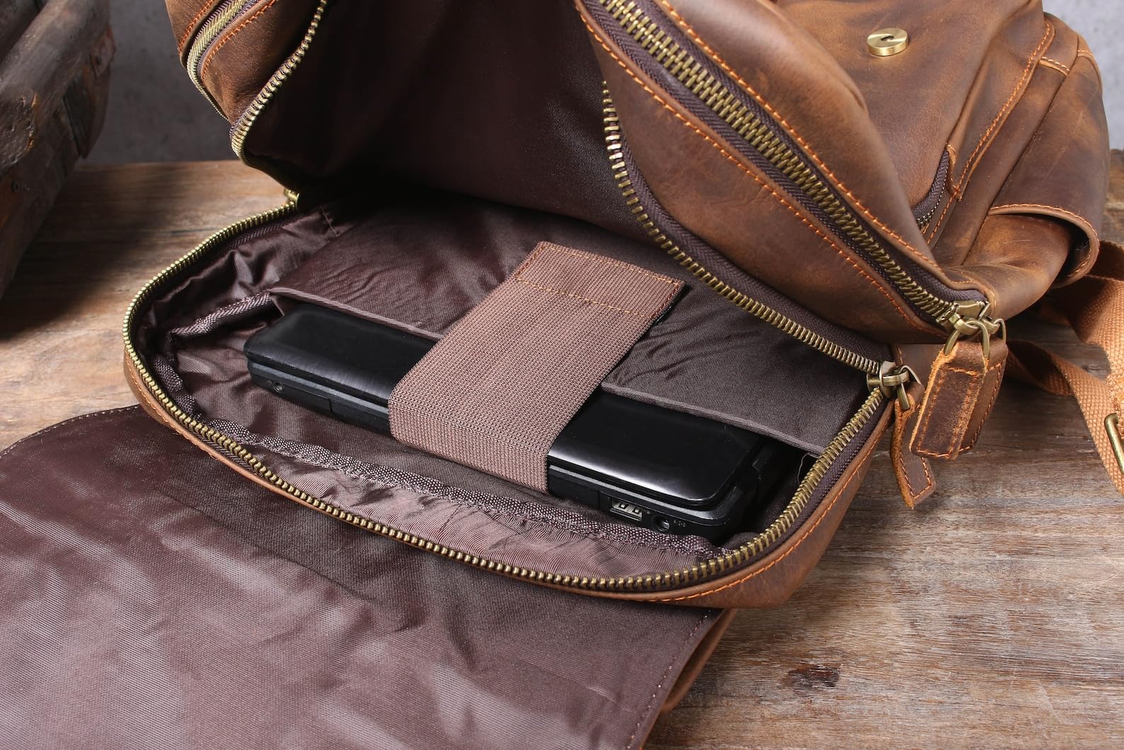 Full Grain Vintage Leather Backpack, Laptop Bag, Large Capacity Business Travel, Hiking Shoulder Daypacks, office bagpack, handmade backpack gift for man and women