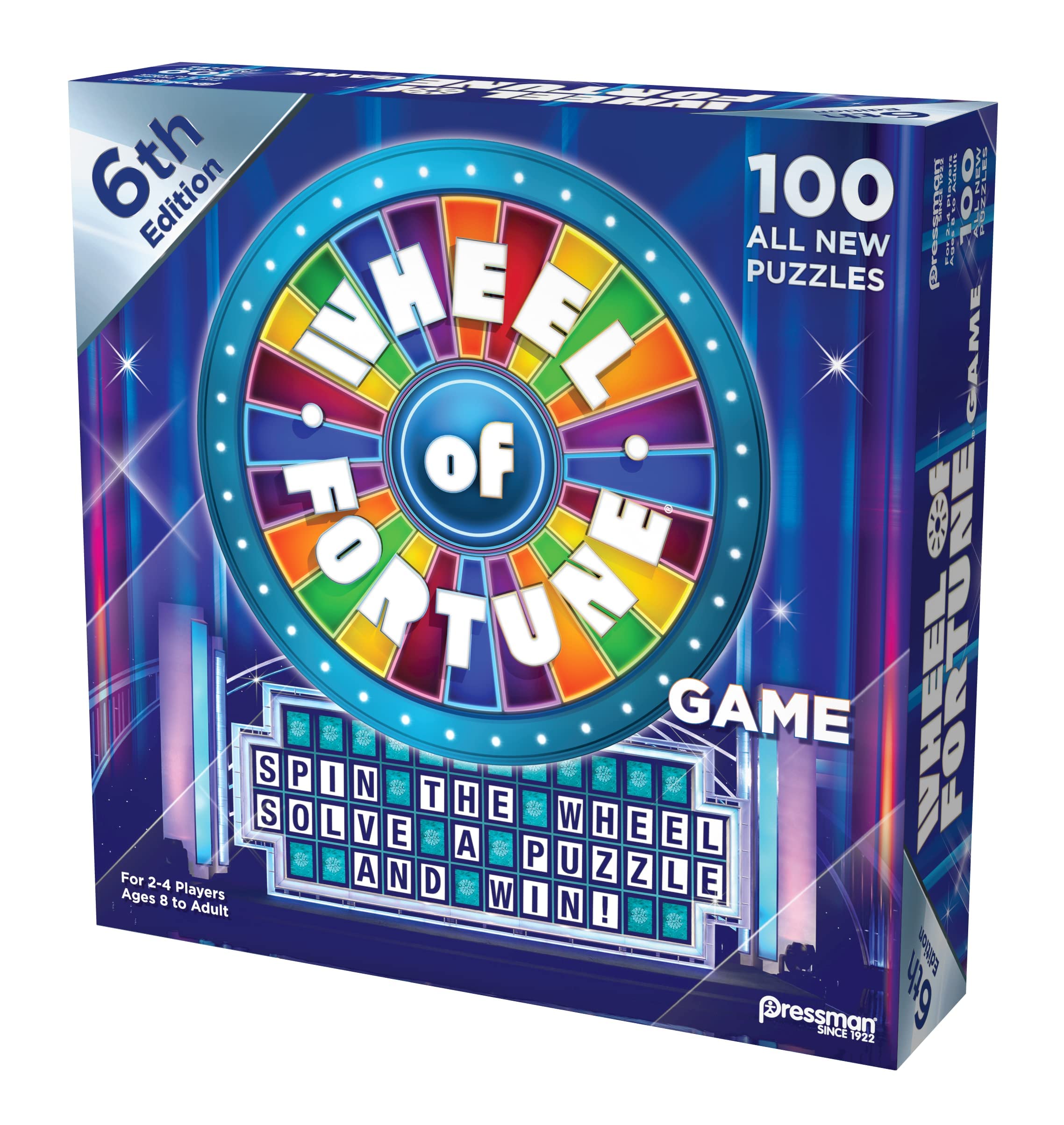 Wheel of Fortune Game: 6th Edition - Spin The Wheel, Solve A Puzzle, And Win by Pressman