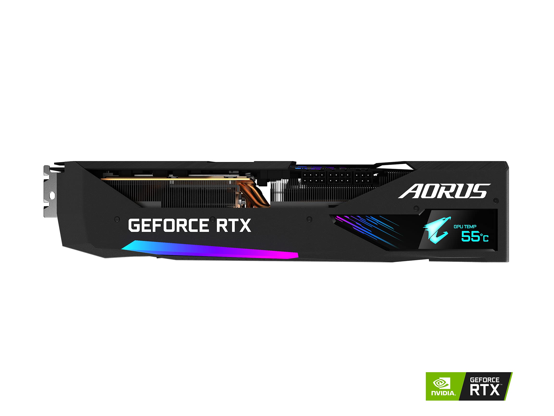 GIGABYTE AORUS GeForce RTX 3070 Ti Master 8G Graphics Card, MAX-Covered Cooling, 8GB 256-bit GDDR6X, GV-N307TAORUS M-8GD Video Card