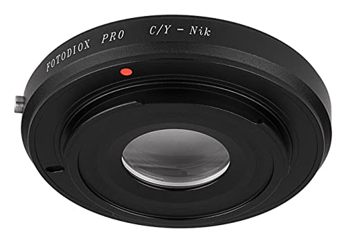 Fotodiox Lens Mount Adapter - Contax/Yashica (C/Y CY) SLR Lens to Nikon Nikkor F Mount Digital Cameras