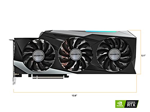 GIGABYTE GeForce RTX 3080 Ti Gaming OC 12G Graphics Card, 3X WINDFORCE Fans, 12GB 384-Bit GDDR6X, GV-N308TGAMING OC-12GD Video Card