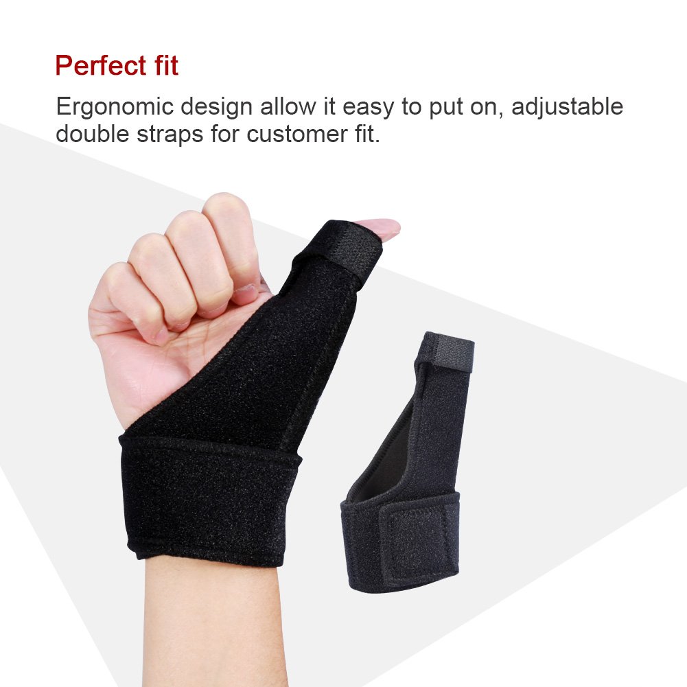 Finger Splint,Adjustable Aluminium Finger Splint Hand Support Recovery Brace Protection Injury Aid Tools for ferula pulgar thumb support thumb splint for trigger thumb sprained thumb brace thumb splin
