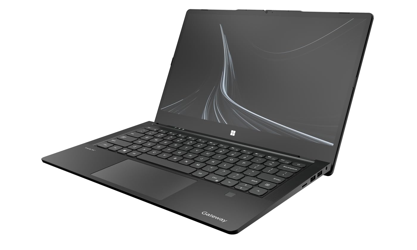 Gateway 14.1" Ultra Slim Notebook, FHD Touchscreen, Intel Core i5-1235U, 8GB RAM, 512GB SSD, Fingerprint Scanner, Tuned by THX Audio, 2MP Camera, HDMI, Windows 11, Black