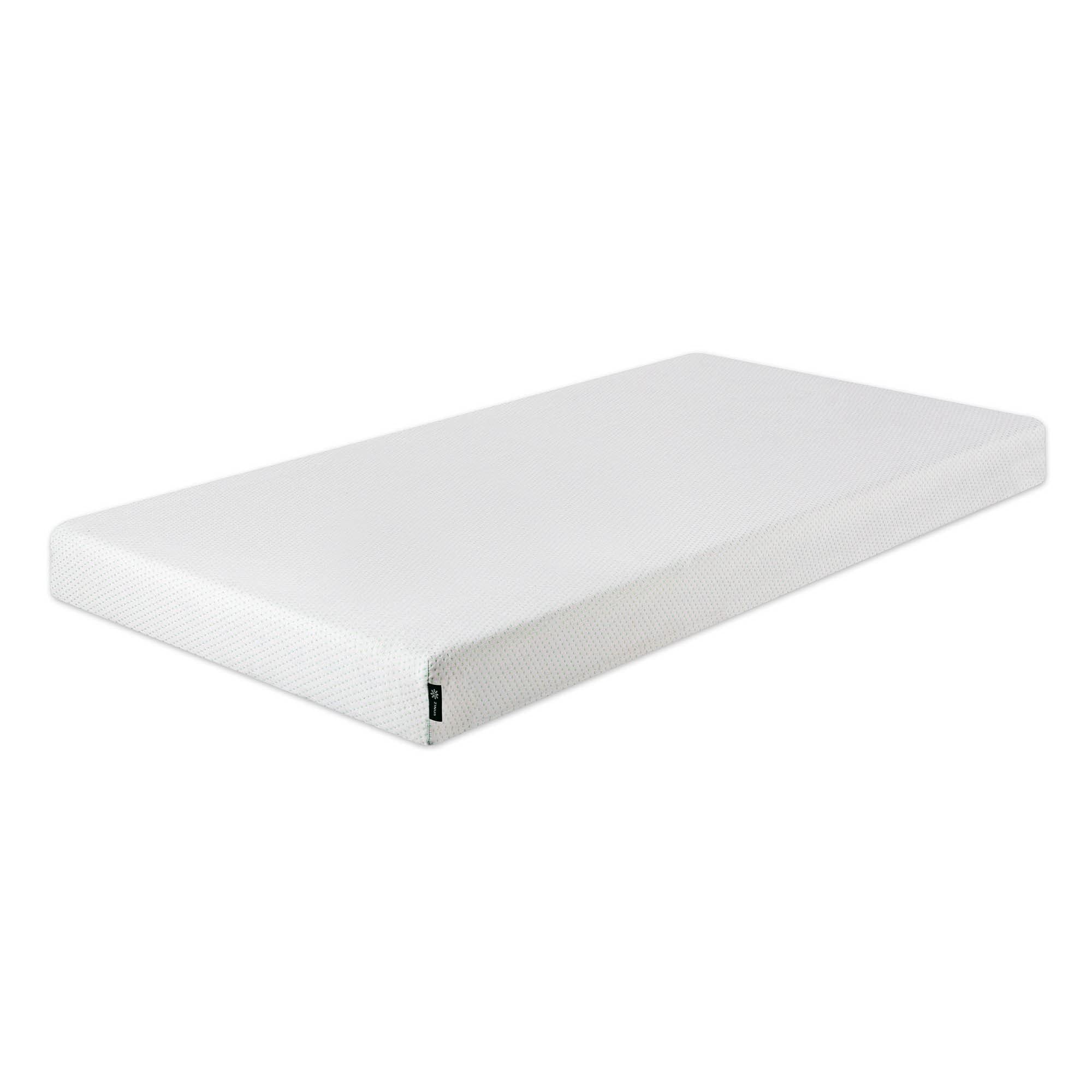 ZINUS Youth Memory Foam Mattress, Twin, White
