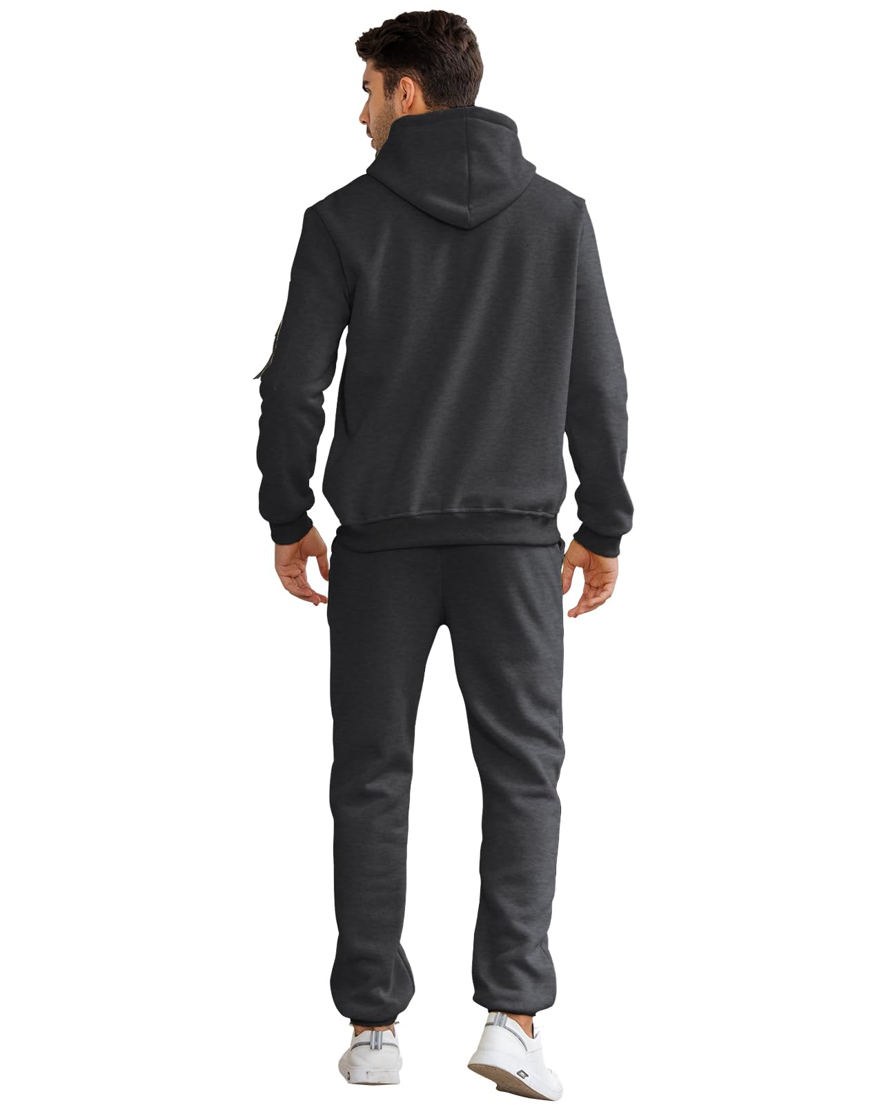 Hakjay Mens Sweatsuits Sets, Track Suits Men Set, Jogging Suits with Zipper Pockets