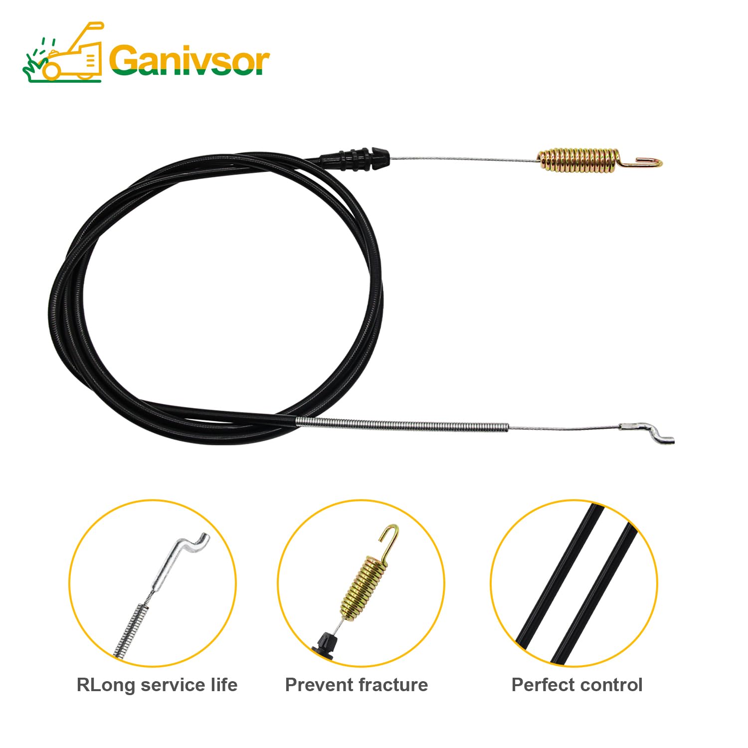 Ganivsor 105-1845 Lawnmower Traction Drive Control Cable for 22" Recycler Toro Front Drive Self Propelled Mowers