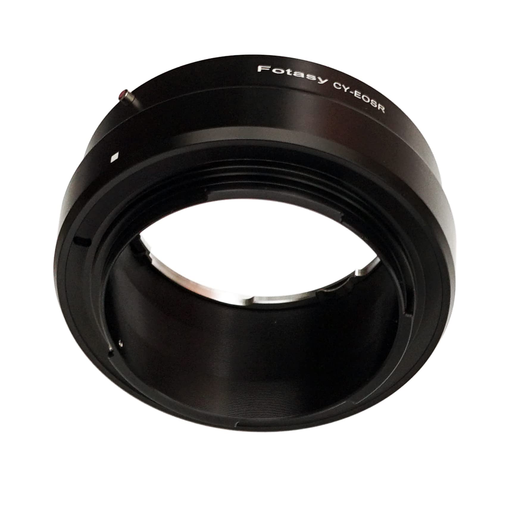 Fotasy Contax Yashica C/Y Lens to Cannon EOS RF Mount Adapter, CY EOS R Adapter, C/Y RF Ring, Infinity Focus, Compatible with Canon EOS R Mirrorless Camera EOS R RP Ra R3 R5 R6 R7 R10