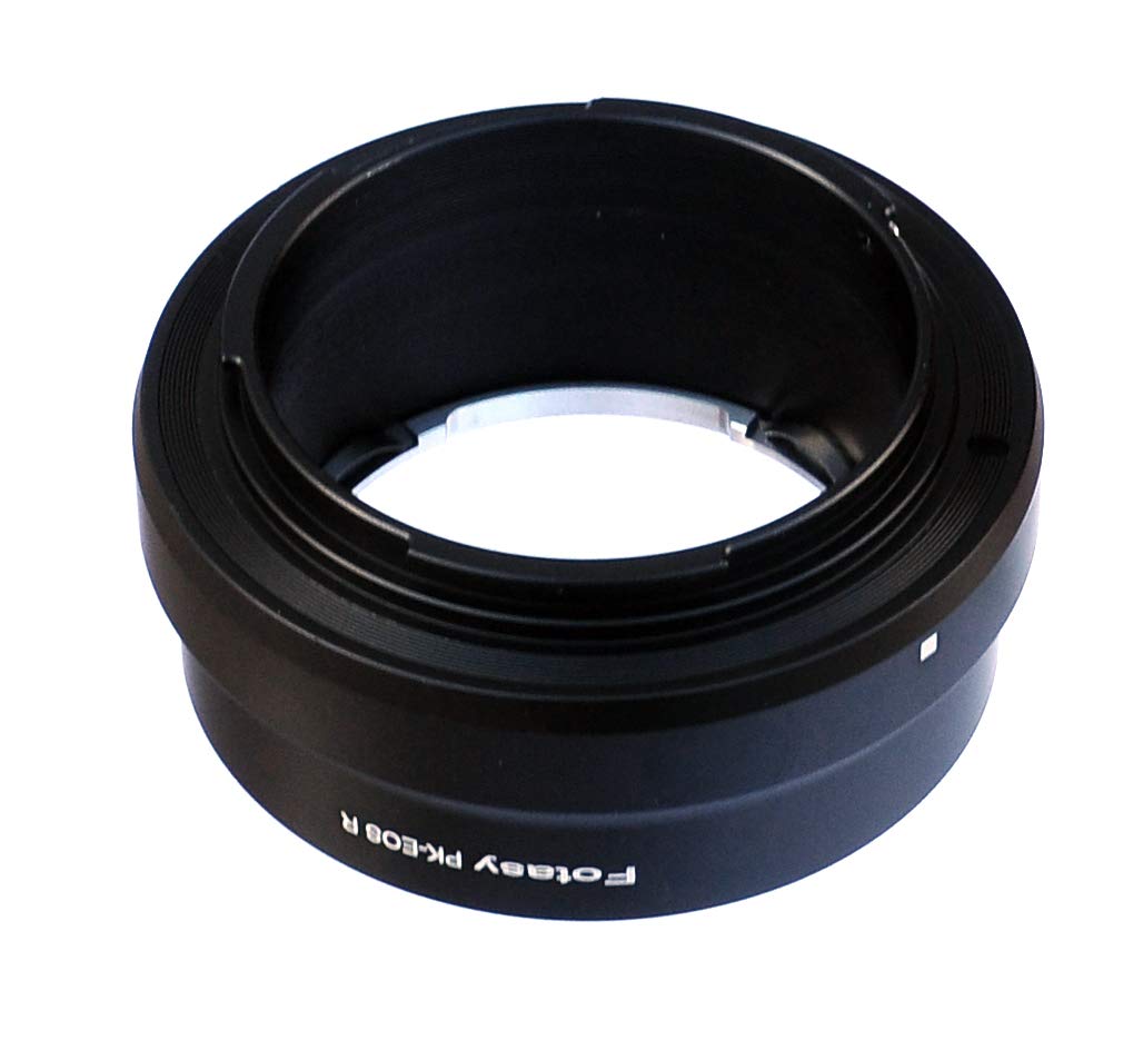 Fotasy Copper PK Lens to Cannon EOS RF Mount Adapter, K-mount EOS R Adapter, Adapter for Pentax K Mount Lense, Compatible with Canon EOS R Mirrorless Camera EOS R RP Ra R3 R5 R6 R7 R10