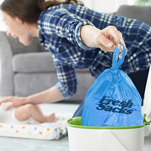 Fresh Sacks Biodegradable Diaper Disposal Bags Case Pack Individual Diaper Disposal Bags for Home and Travel