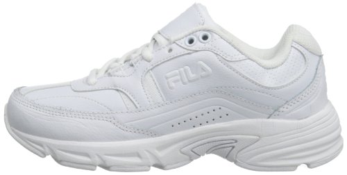 Fila womens Memory Workshift-w cross trainer shoes, White/White/White, 8.5 Wide US