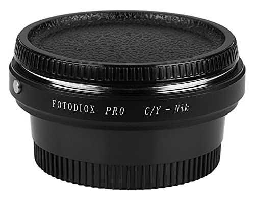 Fotodiox Lens Mount Adapter - Contax/Yashica (C/Y CY) SLR Lens to Nikon Nikkor F Mount Digital Cameras