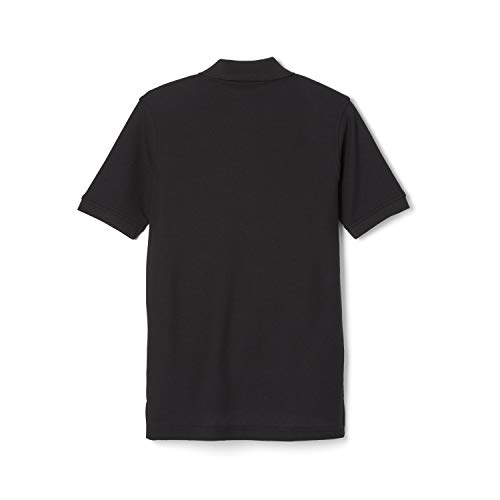 French Toast Little Boys' Toddler Short Sleeve Pique Polo, Black, 3T