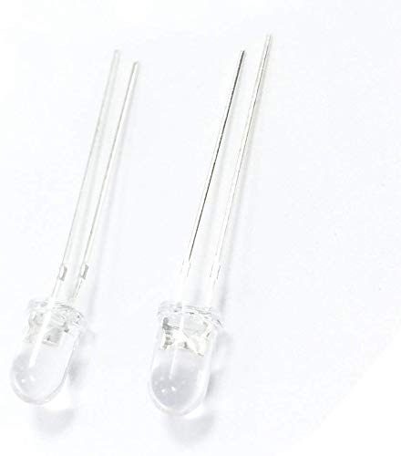 Hailege 20pcs 5MM Photodiode Photosensitive Diode Light Sensitive Diode Round F5 Photodiode 3V