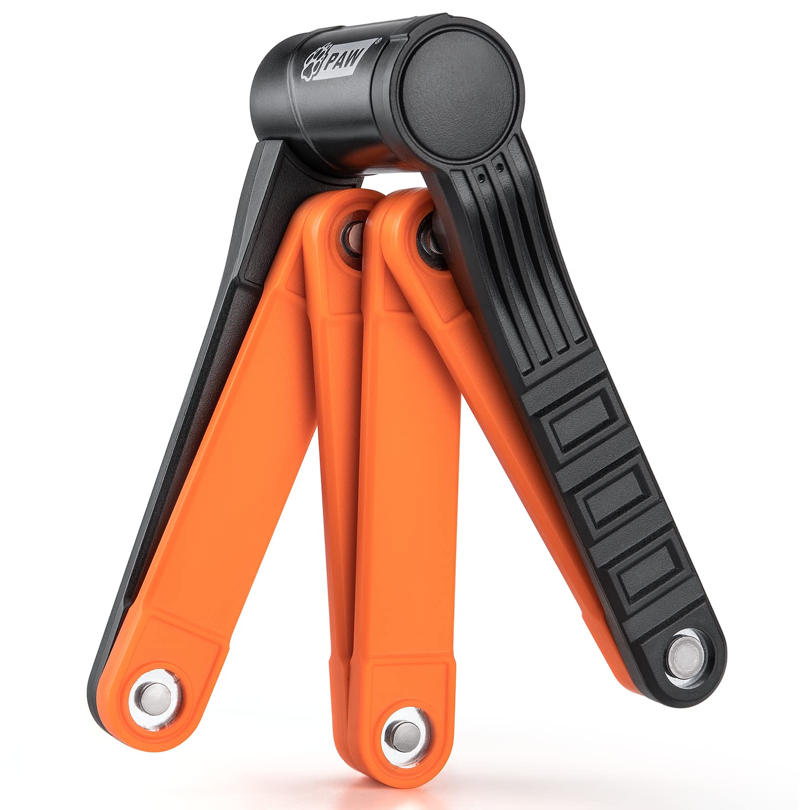 Folding Bike Lock with 3 Keys - Anti Theft Strong Security Bicycle Locks, Anti Drill & Pick Cylinder - Foldable Bike Lock with Mounting Bracket for Bikes E Bikes and Scooters (Green)