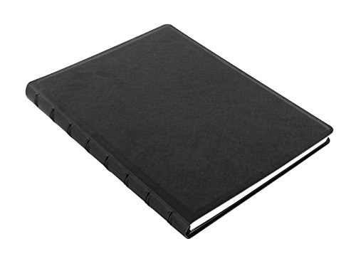 Filofax 115032 Saffiano Notebook, A5, Black