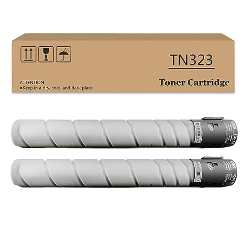 FLOAPA TN323 Toner Cartridge Use for Konica Minolta Bizhub 287 227 367 7522 7528 Printers