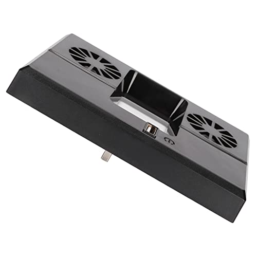 Game Console Cooling Fan, Vertical External USB Two Turbofans Game Console Heat Sink Clip on for Series X Game Console