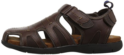 Nunn Bush Men's Rio Grande Closed Toe Fisherman Sandal, Tan, 10 W US