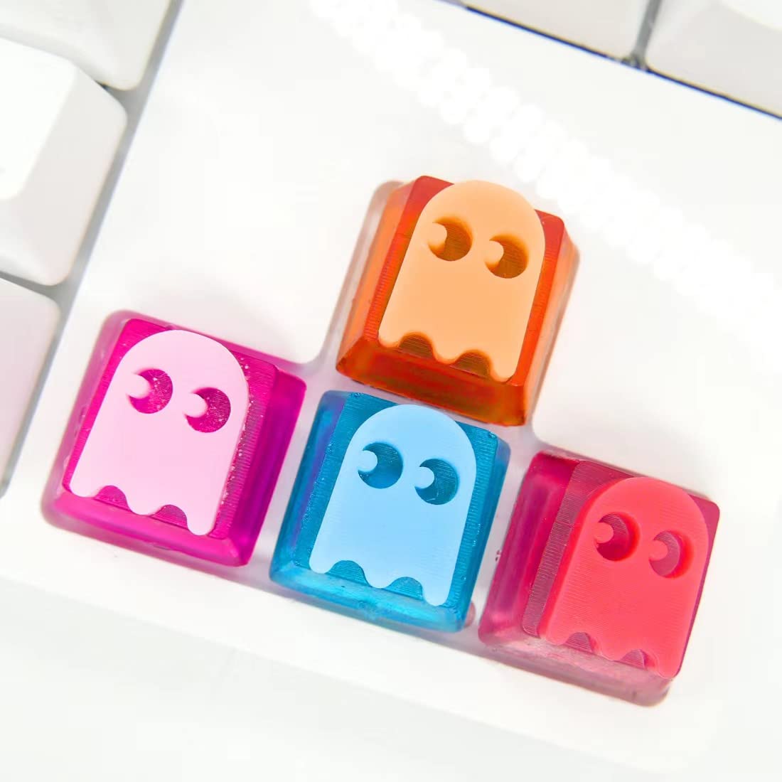 Gaming Keycaps RPac-Man Resin Keycaps for Cherry MX Swtiches (Combo)
