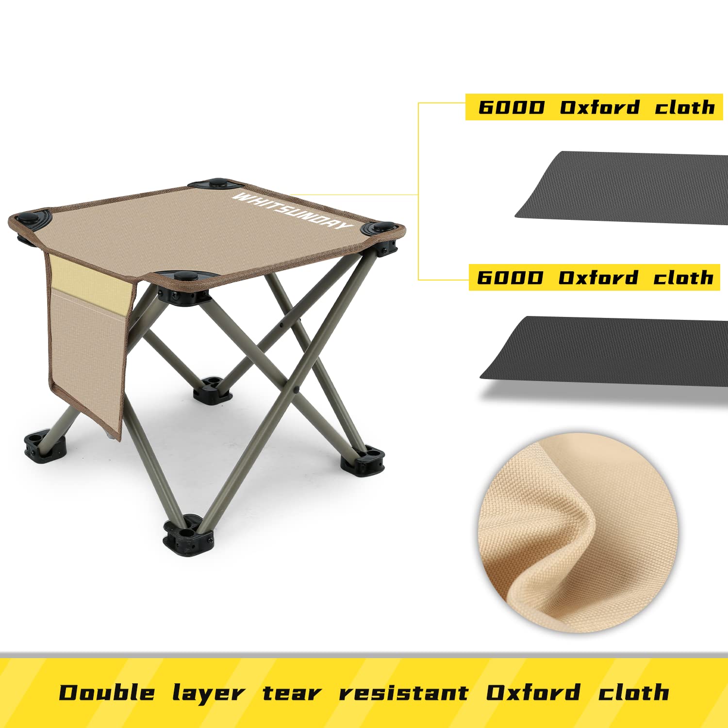 Folding Collapsible Wagon +Folding Stools*2, Utility Camping Park Wagon Cart with Aluminum Table Plate, Utility Camping Park Wagon Cart with Aluminum Table Plate