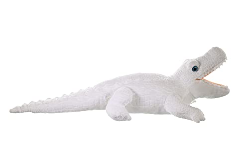Wild Republic White Alligator Plush, Stuffed Animal, Plush Toy, Gifts for Kids, Cuddlekins 12 Inches