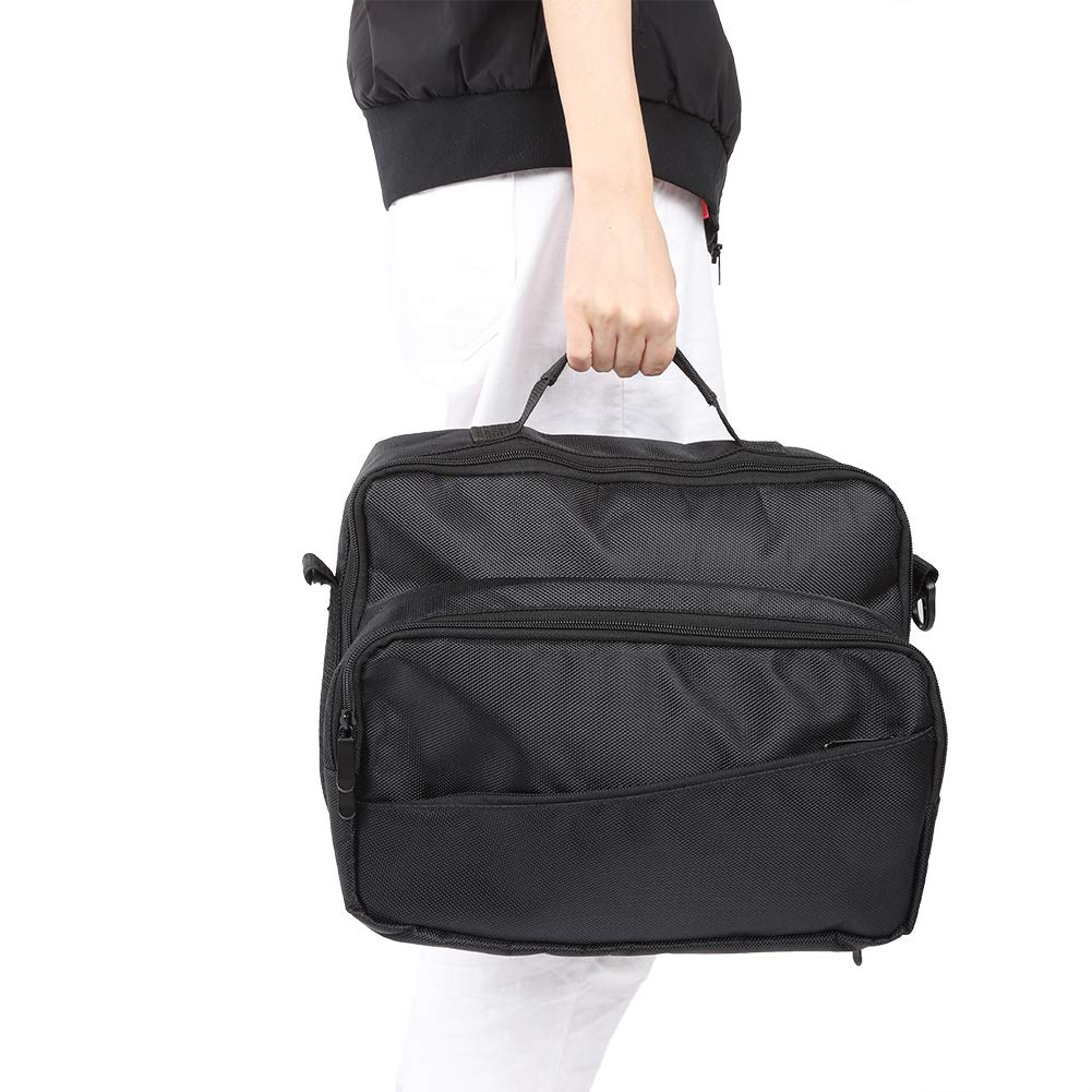 Game Traveling Bag, Oxford Cloth Console Storage Bag, Portable Console Accessories Pouch Carrying Travel Game Bag Host Bag with Hand Strap, for Console, Charging Cable, HDMI Cable