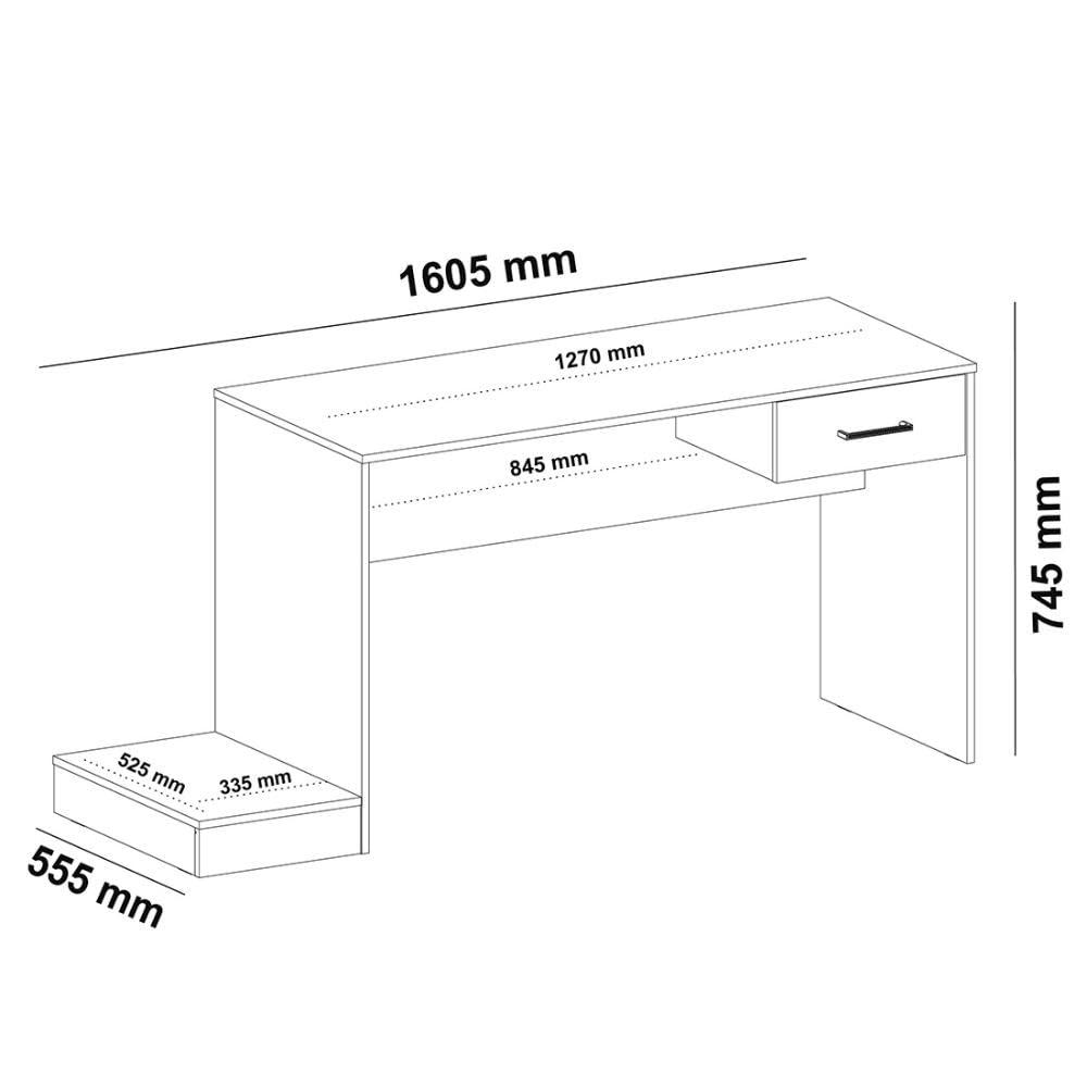 Game Table Online Gamer Color Black/Red - Artely