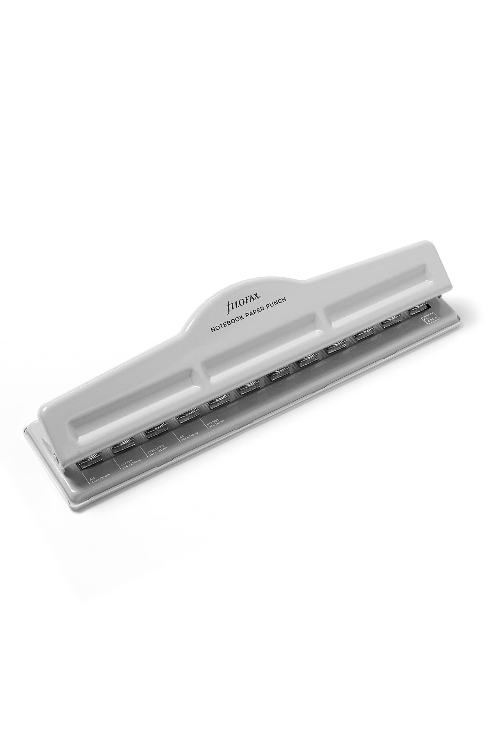 Filofax Notebook Holepunch grey
