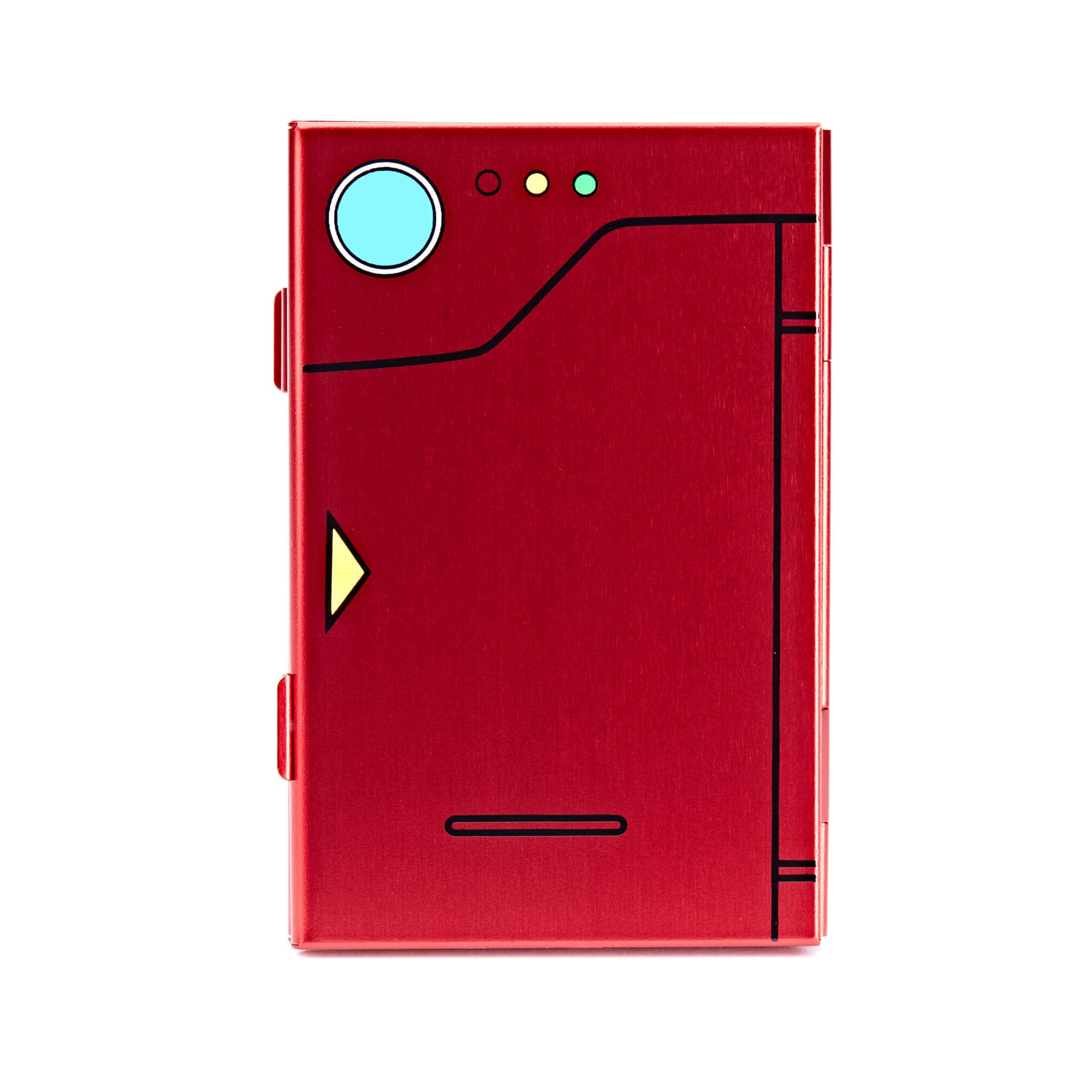 FUNLAB Switch Game Case Compatible with Nintendo Switch(OLED/Lite) Games Holder,Metal Switch Game Card Case with 6 game storage β Red