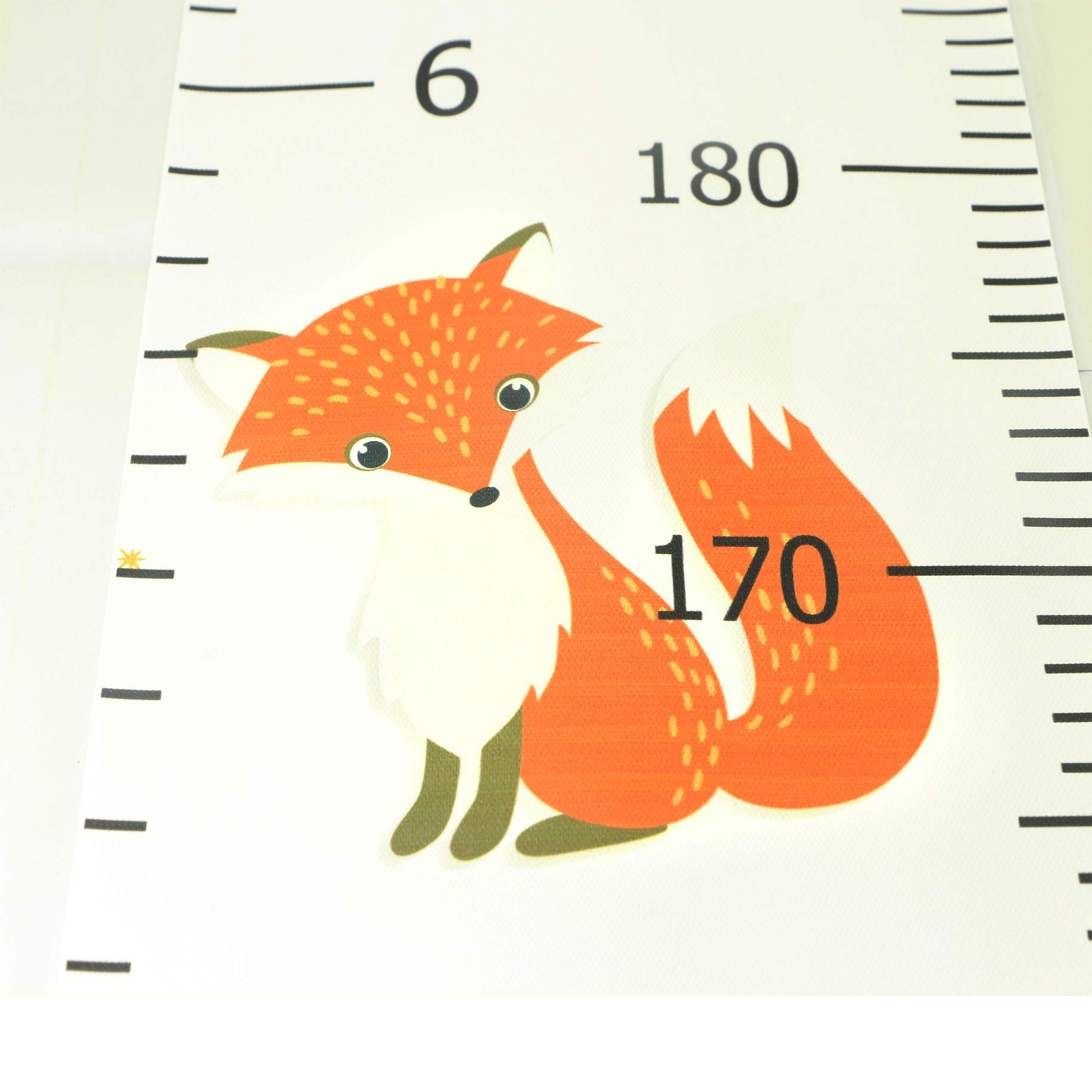 Growth Chart for Kids,Height Chart,Wall Ruler Removable Height Measure Chart Hanging Ruler for Toddler Height Wall Chart for Boy Girl Room Decor Wall Decor (Animal)