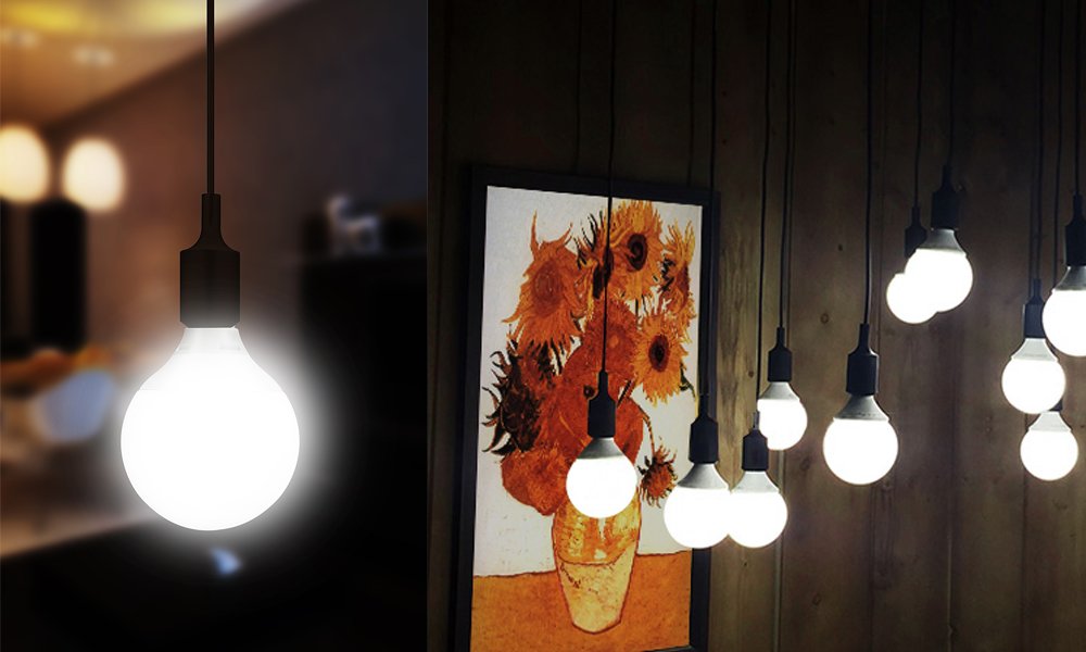 G30 G95 Globe Led Light Bulb,10 Watt 1050 Lumen Warm White 3000K E26 Base, 75 Watt Incandescent Equivalent Non-Dimmable for Restaurant Kitchen Dinning Room, Pack of 2