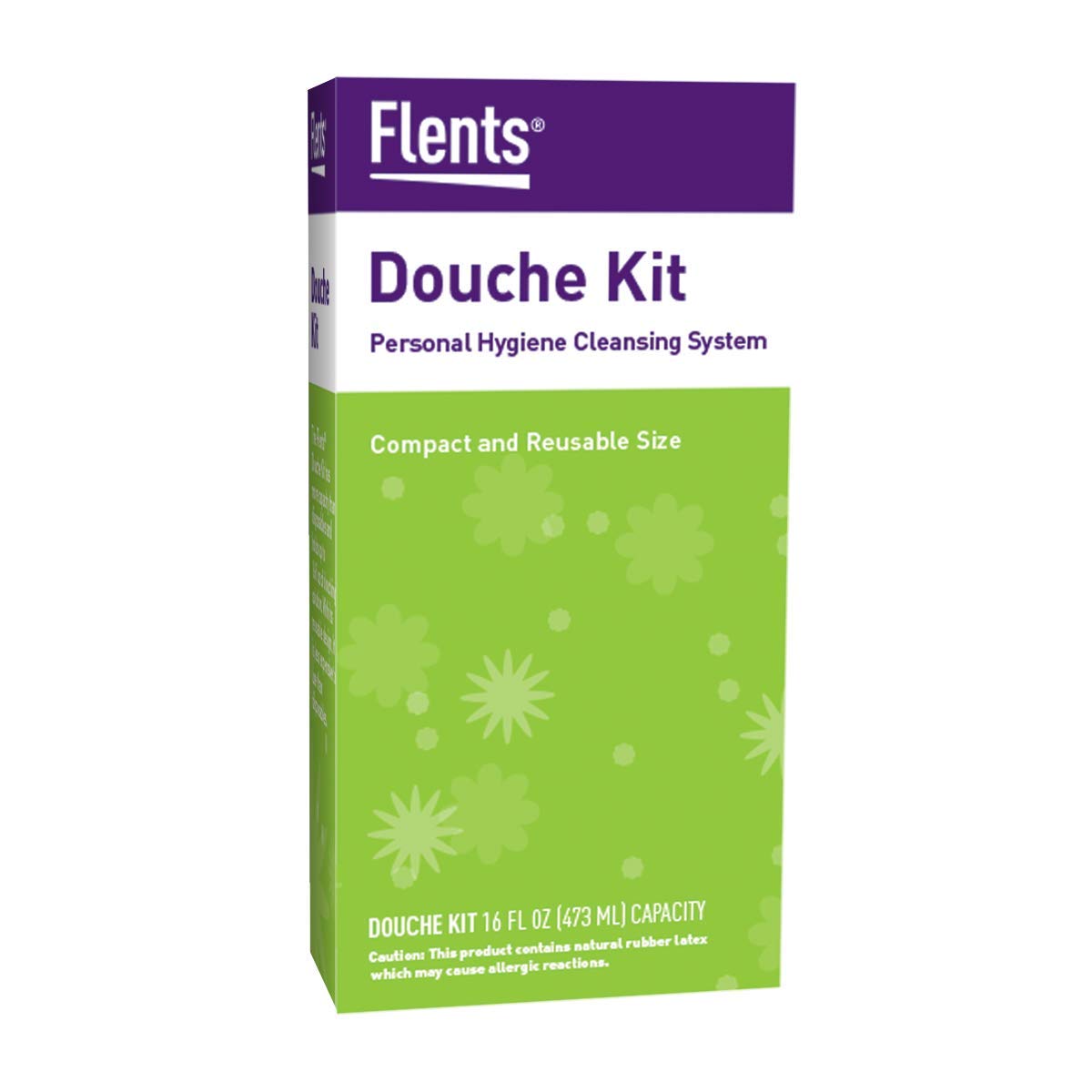 Flents Douche Kit, Compact, Reusable, Great for Travel, 16 fl oz Capacity