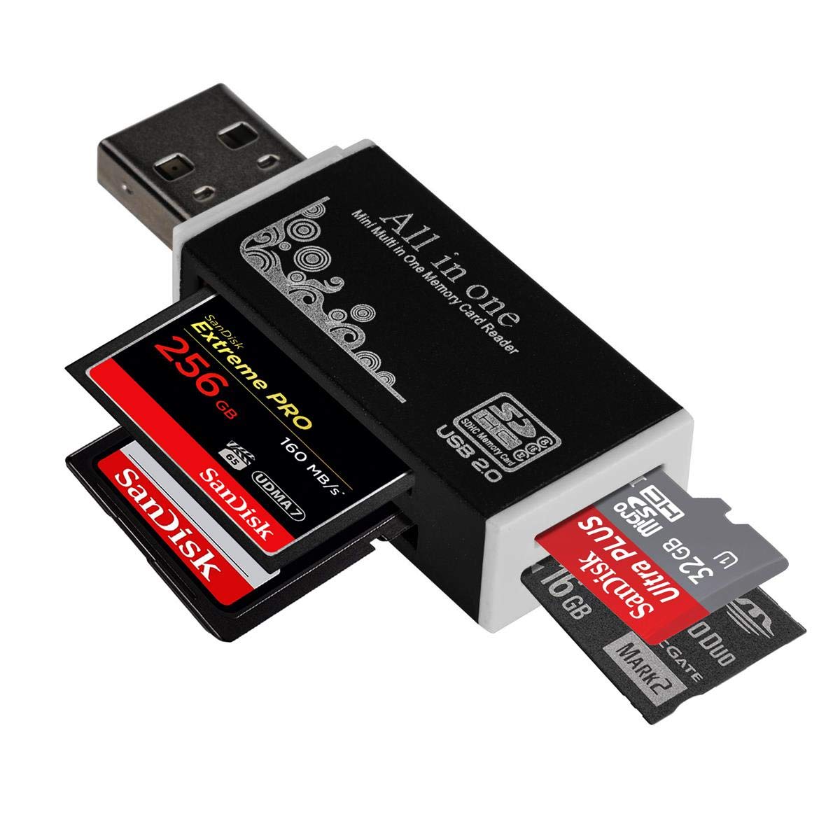 GoPro HERO9 Black Essential Kit with Extra Battery, Memory Card and Card Reader