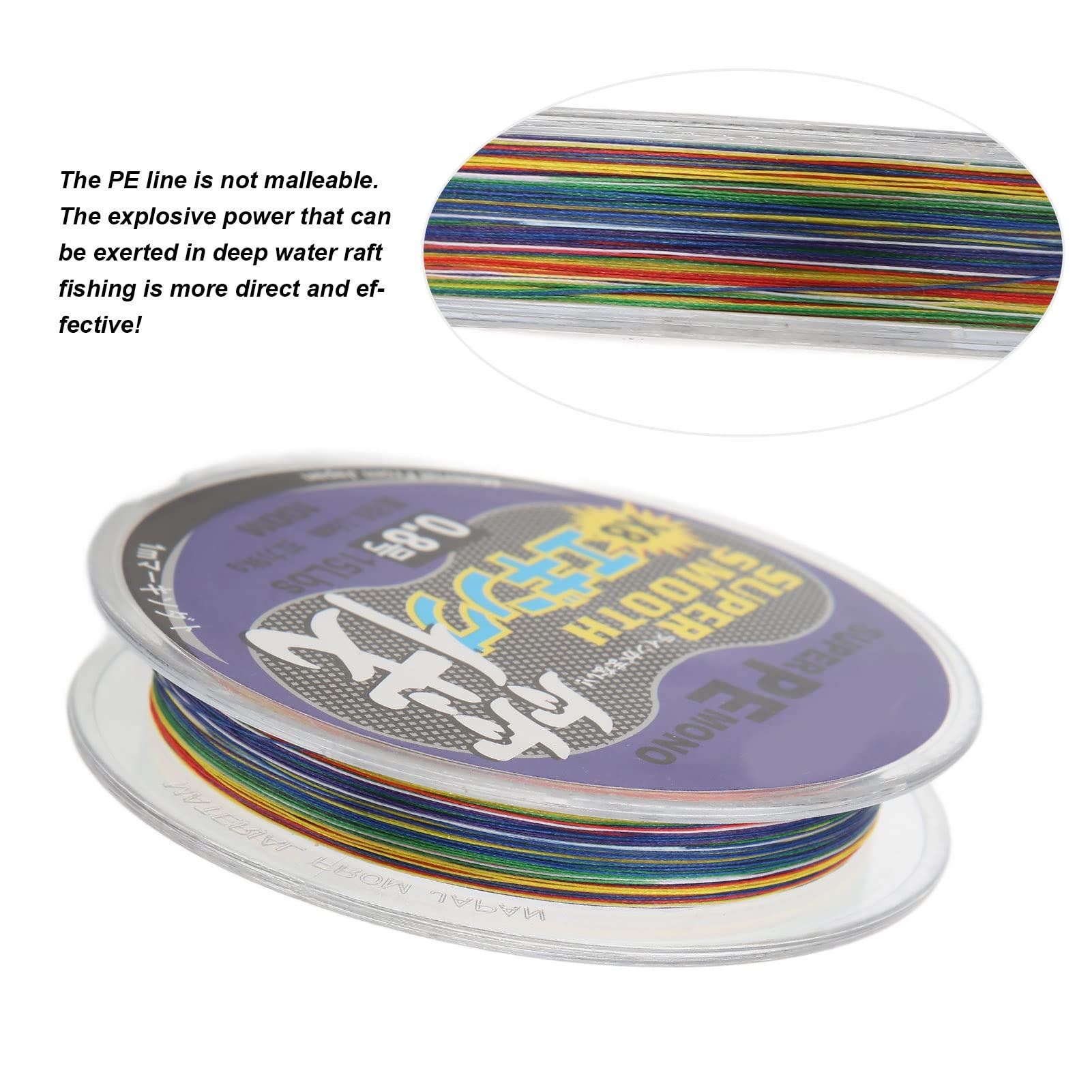 Fishing Lines, Easy To Fish Practical Fine Workmanship Widely Used Portable Fishing Line for Fishing Accessories(0.8)