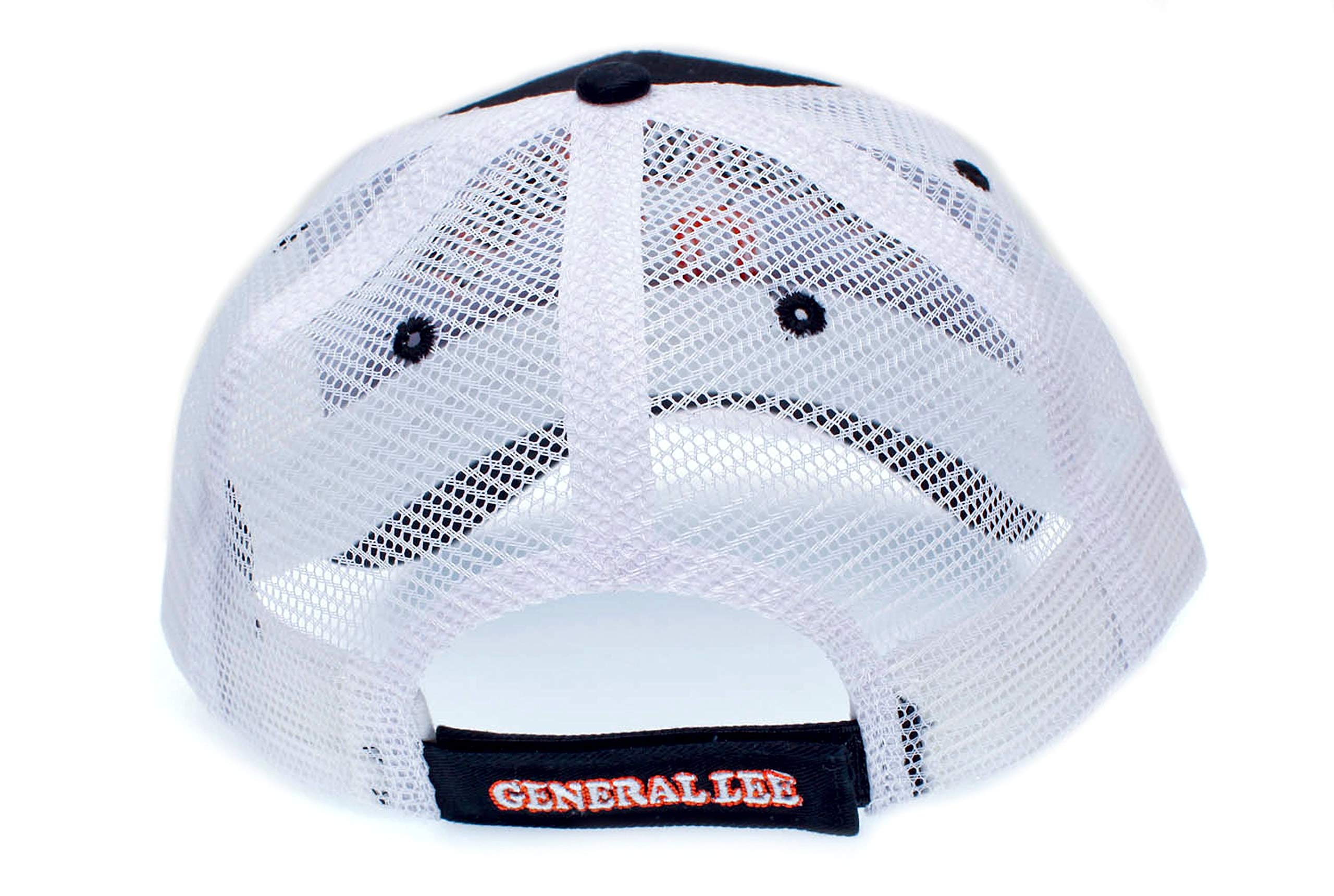 General Lee 01 Truckers Hat Good Ol’ Boy Cap Unisex Adult Black/White