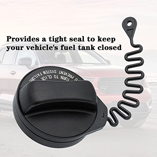 Gas Cap, Fuel Cap Replace 31392044 313 920 44 Compatible with Volvo 2003-2014 Volvo XC90 2008-2016 XC70 2010-2017 XC60 2004-2009 S60 2011-2018 S60 2007-2015 S80 2003-2010 V70 2015-2018 V60,More.