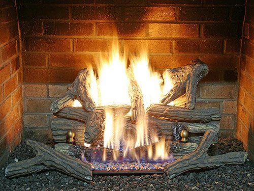 Midwest Hearth Whistle Free Gas Flex Line for Fire Pit and Fireplace - Black Coated Stainless Steel (18" Long)