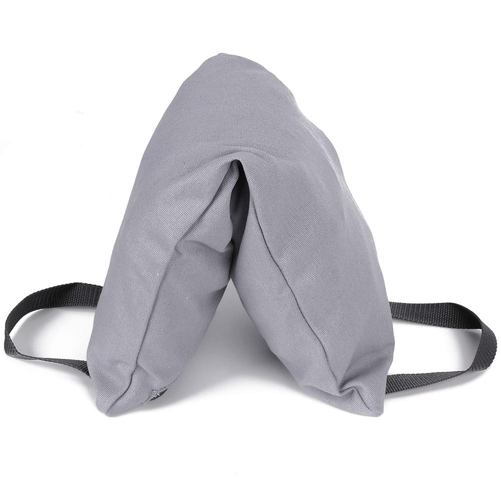HASAKI Durable Weightlifting Sandbag Fitness Training Thin Arm Yoga Storage Bag Fillable Accessory Durable Weightlifting Sandbag(灰色)