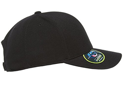 Flexfit Men's 110 Cool & Dry Athletic Cap, Black, One Size