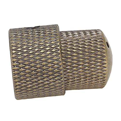 Guitar Knob, Smoothly Rotation Precise Adjustment Guitar Control Knob Compact Comfortable Feel Sturdy Bronze for Replacement