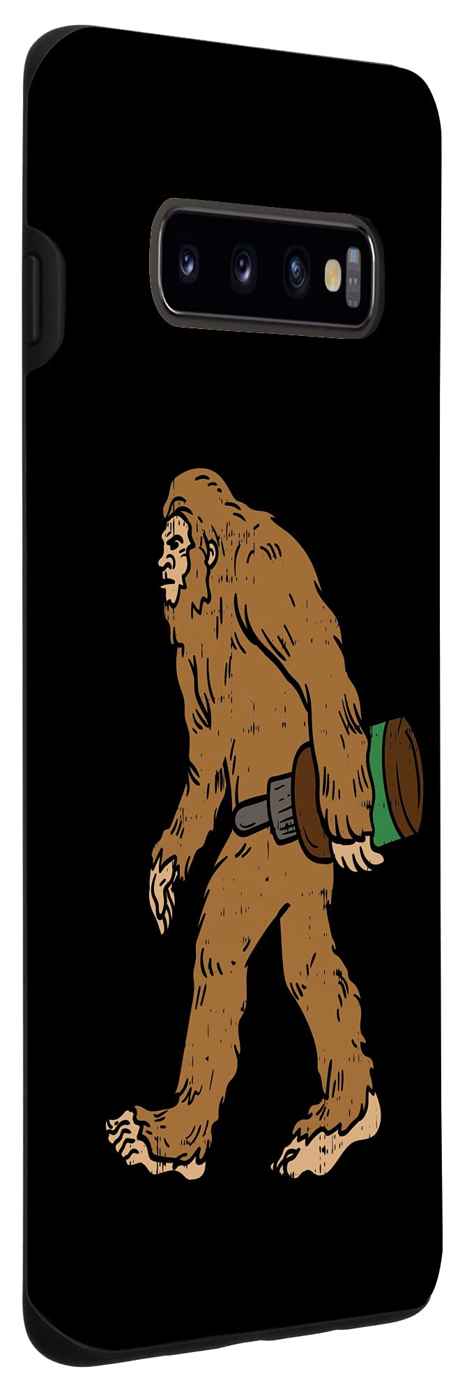 Galaxy S10+ Bigfoot CBD Oil Funny Sasquatch Hemp Cannabis Boys Kids Gift Case