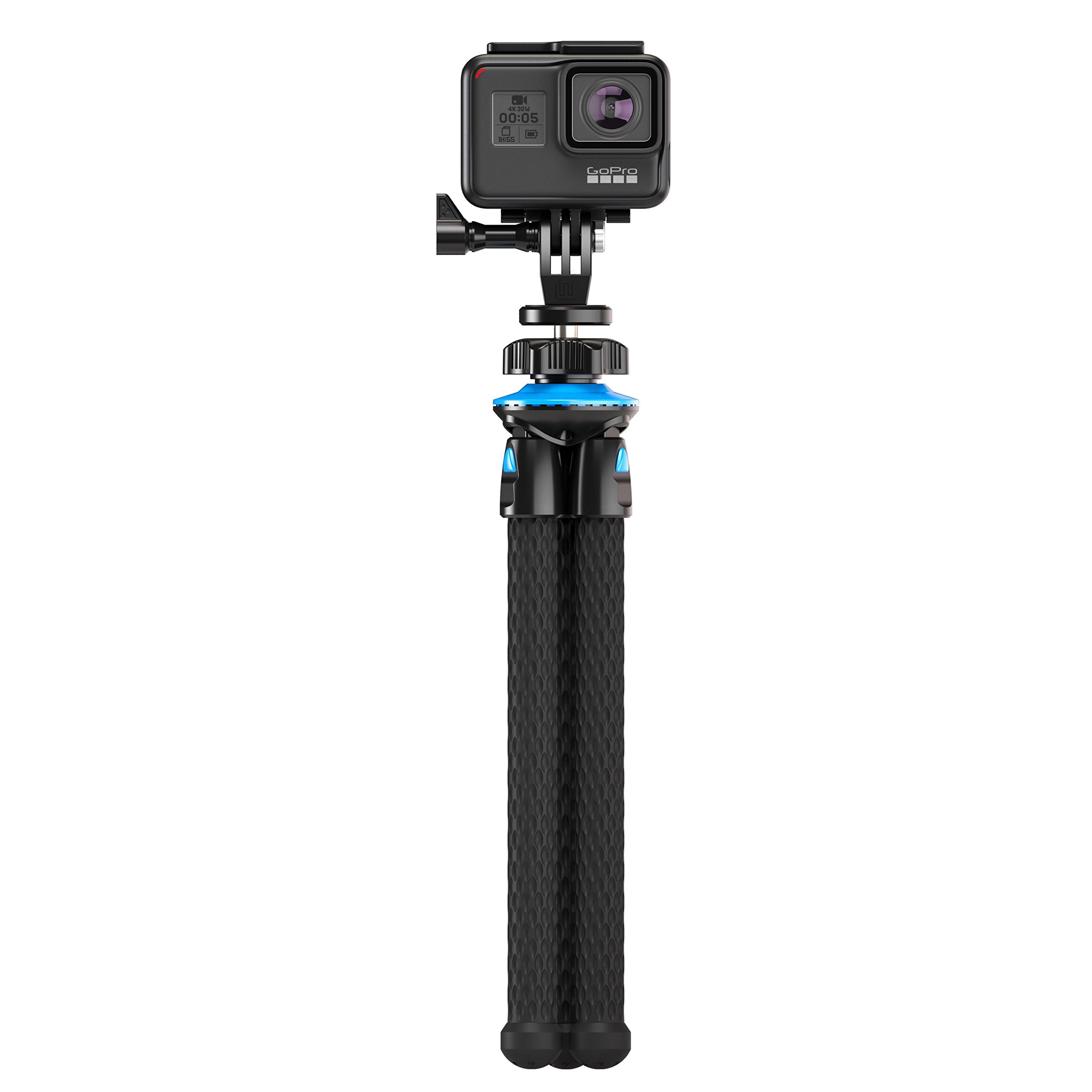 FlexBase 12" Flexible Tripod for GoPro Hero 7/6/5/4/3, Smartphones, Osmo Action, GoPro Fusion, Mirrorless, DSLR
