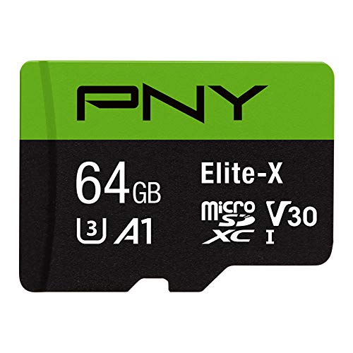 GoPro HERO8 Black + PNY Elite-X 64GB U3 microSDHC Card (Bundle)