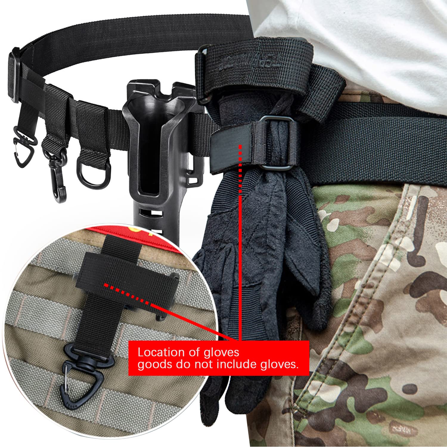 Fishing Waist Belt Rod Holder Adjustable Belts Outdoor Lure Fishing Tool Spinning Casting Pole Holder Accessories storage bag