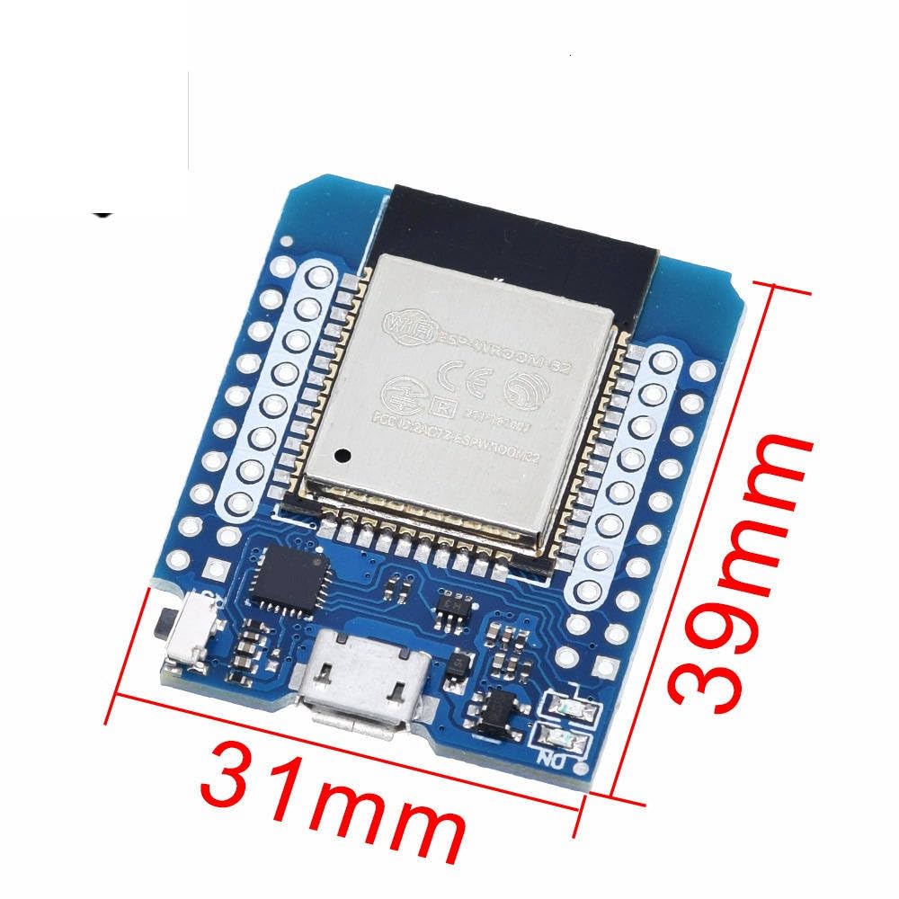 for Wemos Mini D1 ESP8266 ESP32 CH9102X ESP-32S WiFi Bluetooth CP2104 Development Board Module for Arduino with Pins