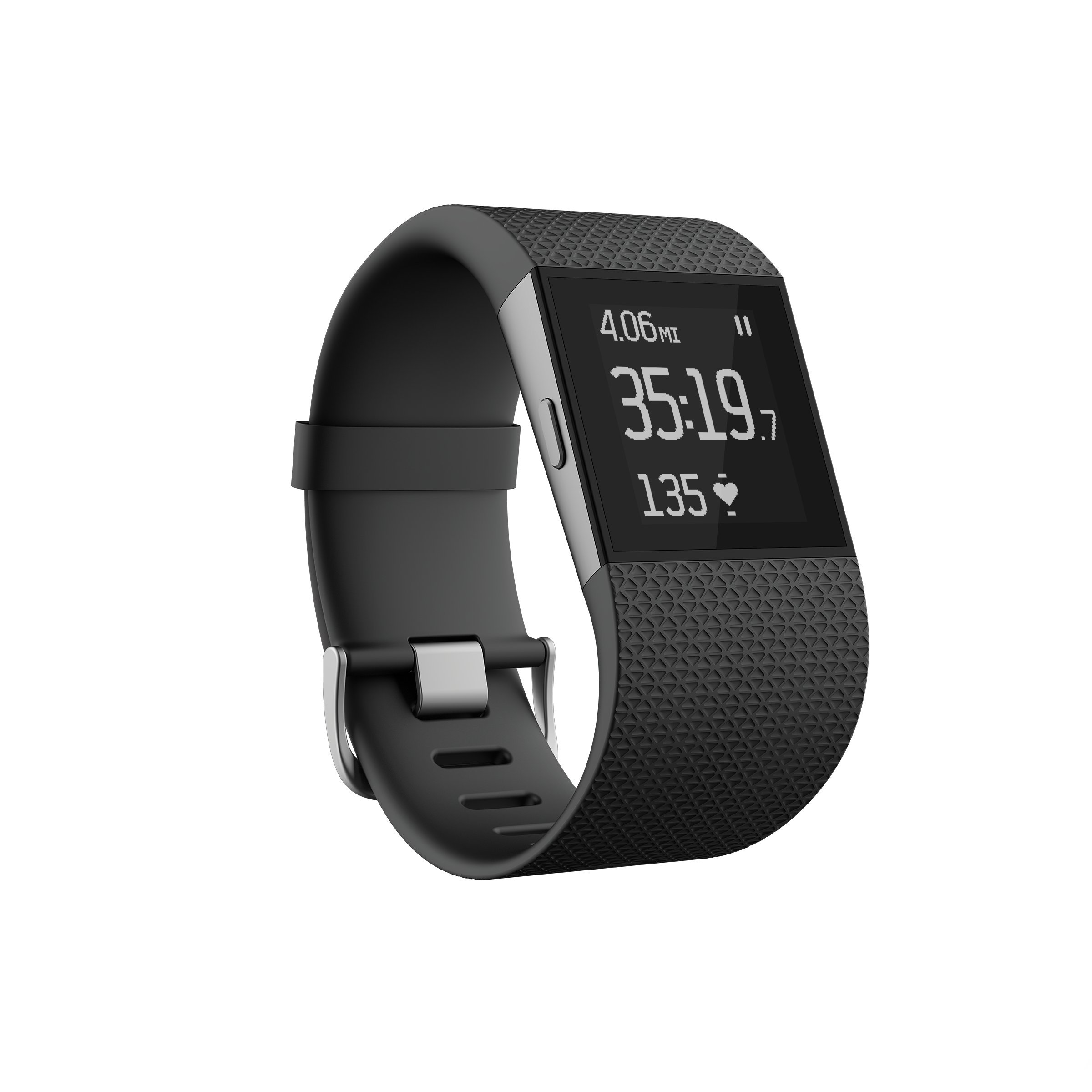 Fitbit Surge Fitness Superwatch, Black, Large (International Version)